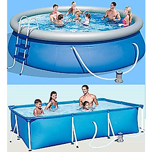 Replacement Hose for Above Ground Pools 1.25" Diameter for Models 1,000 GPH, 530 GPH, and 330 GPH,57" Long Filter Pump Hose. (2)