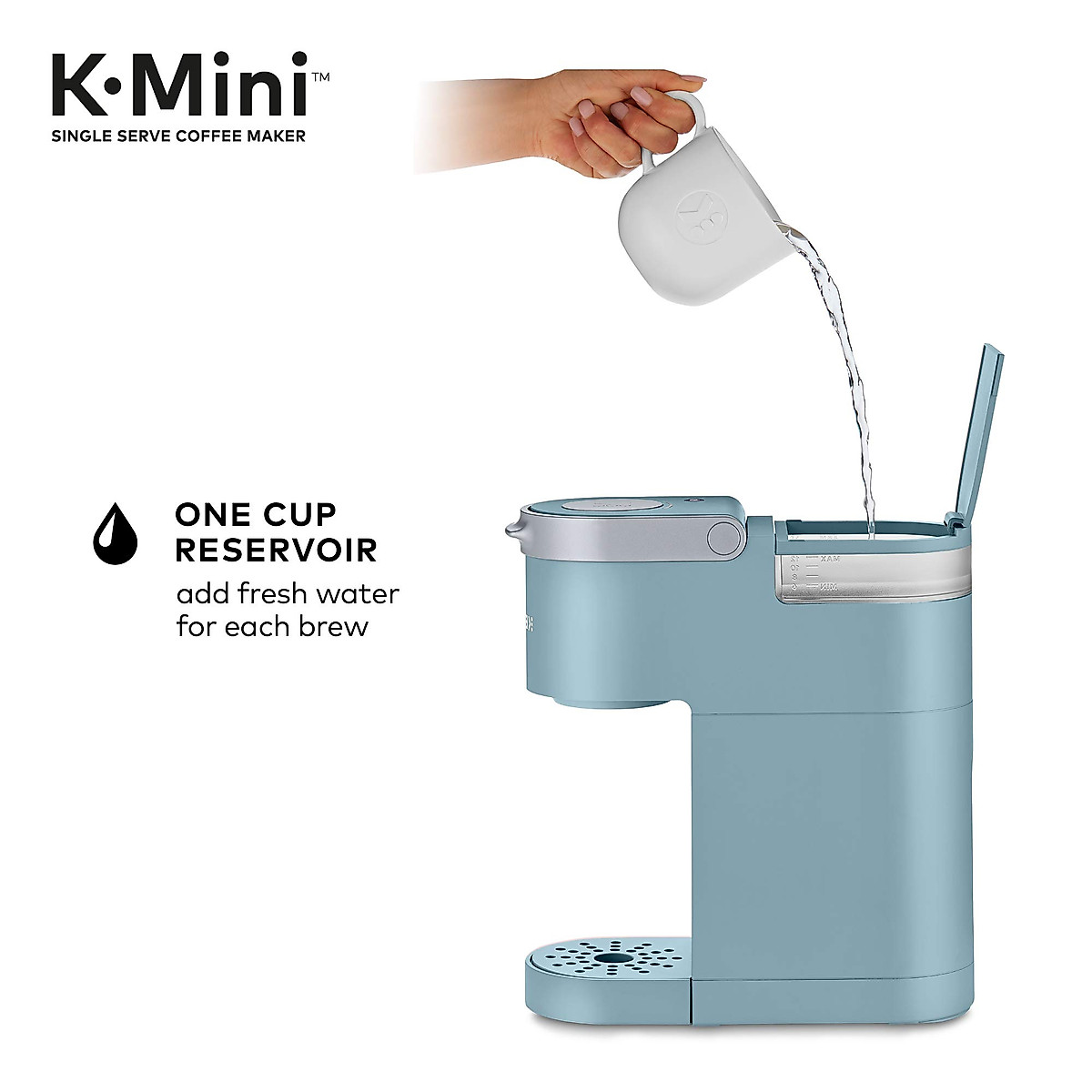 K-Mini® Single Serve Coffee Maker, Dreamy Blue