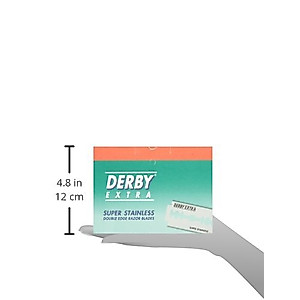 Derby Extra Razor Blades, 100 count