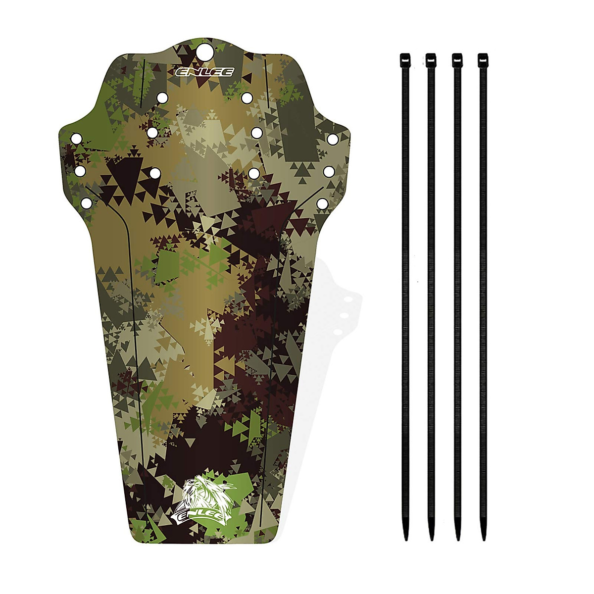 HUIOP Bike 1pc Bike Mountain Road Bike Mud Guard Front and Rear Compatible Cycling Mudguard with Fixing Straps Bike Accessories