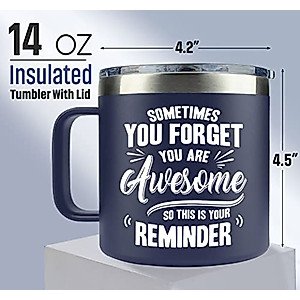 Birthday Gifts For Men, Dad - Gifts For Men, Dad - 14 Oz Mug Stainless Steel Mens Gifts, Gifts For Men Unique - Inspirational, Congratulations Funny, Gifts For Men, Dad, Husband, Coworker, Employee