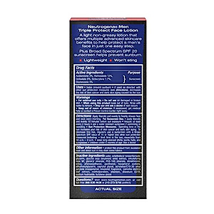Neutrogena Triple Protect Face Lotion for Men, SPF 20, 1.7 Ounce