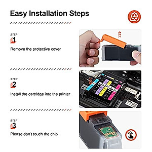 v4ink PGI280XXL CLI281XXL Compatible Replacement for Canon 280XXL 281XXL Ink for Canon Pixma TS6100 TS702 TR7520 TS8200 TR8620 TS9521C TS9500 TR8520 TR8500 Printer - Without Photo Bule