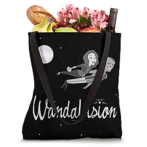 Marvel WandaVision Wanda and Vision 60s Moonlight Flight Tote Bag