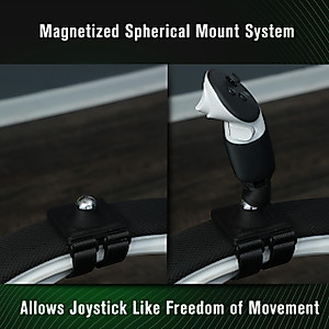 DeadEyeVR Advanced Flight Sticks - Magnetic HOTAS Joystick Adapters for The Oculus Rift S/Quest (2)