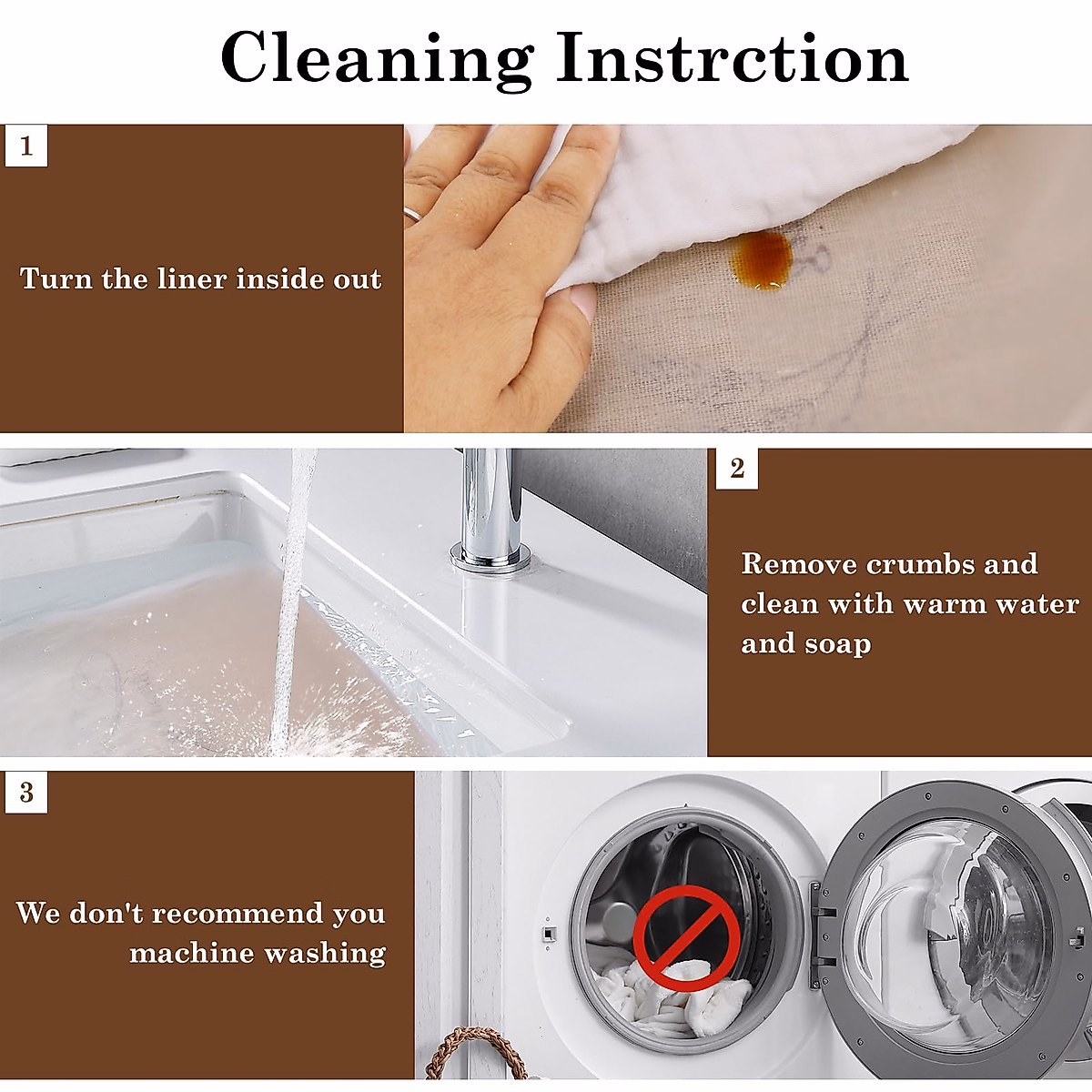 QUYANGCHIFENG 2Pcs Linen Reusable Bags for Homemade Sourdough Bread, Durable Bread Storage Keeper with Plastic Inner Lining, Gifts for Home Bakers - 12"x15"