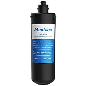 Maxblue RF10 Water Filter, 11K Gallons High Capacity, Replacement for Waterdrop 10UA/10UB Under Sink Water Filtration System