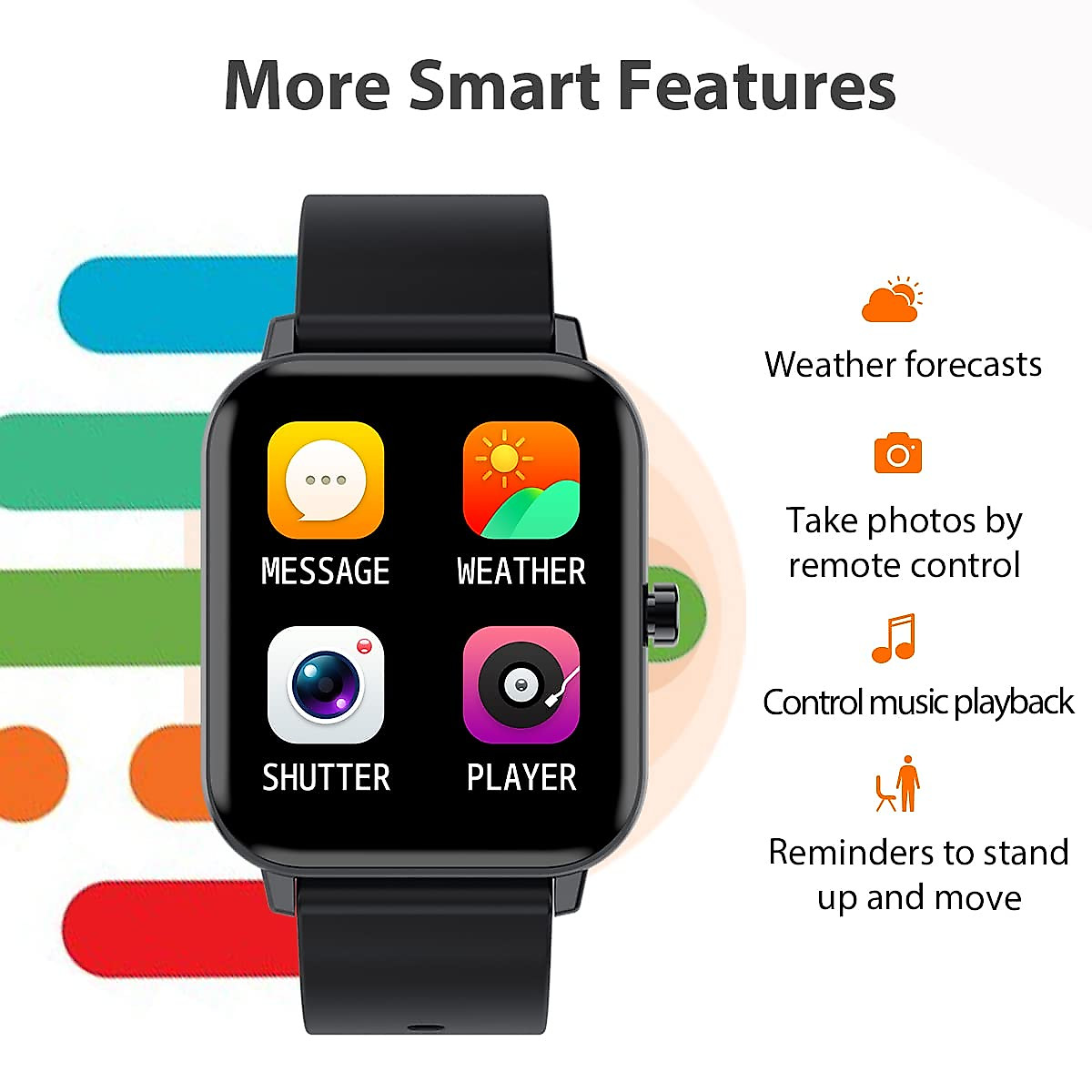 ZTE Watch Live Smart Watch -1.3’’HD Touch Screen Fitness Watch with Blood Oxygen,Heart Rate,Sleep Monitor, IP68 Waterproof Smartwatch for Men/Women, Fitness Tracker Compatible with Android iOS