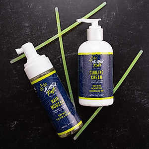 YOUNG KING HAIR CARE Kids Curl Cream for Wavy, Kinky Hair | Defining Cream with Shea Butter and Marshmallow Root to Moisturize & Soften | 8 oz (Pack of 2)