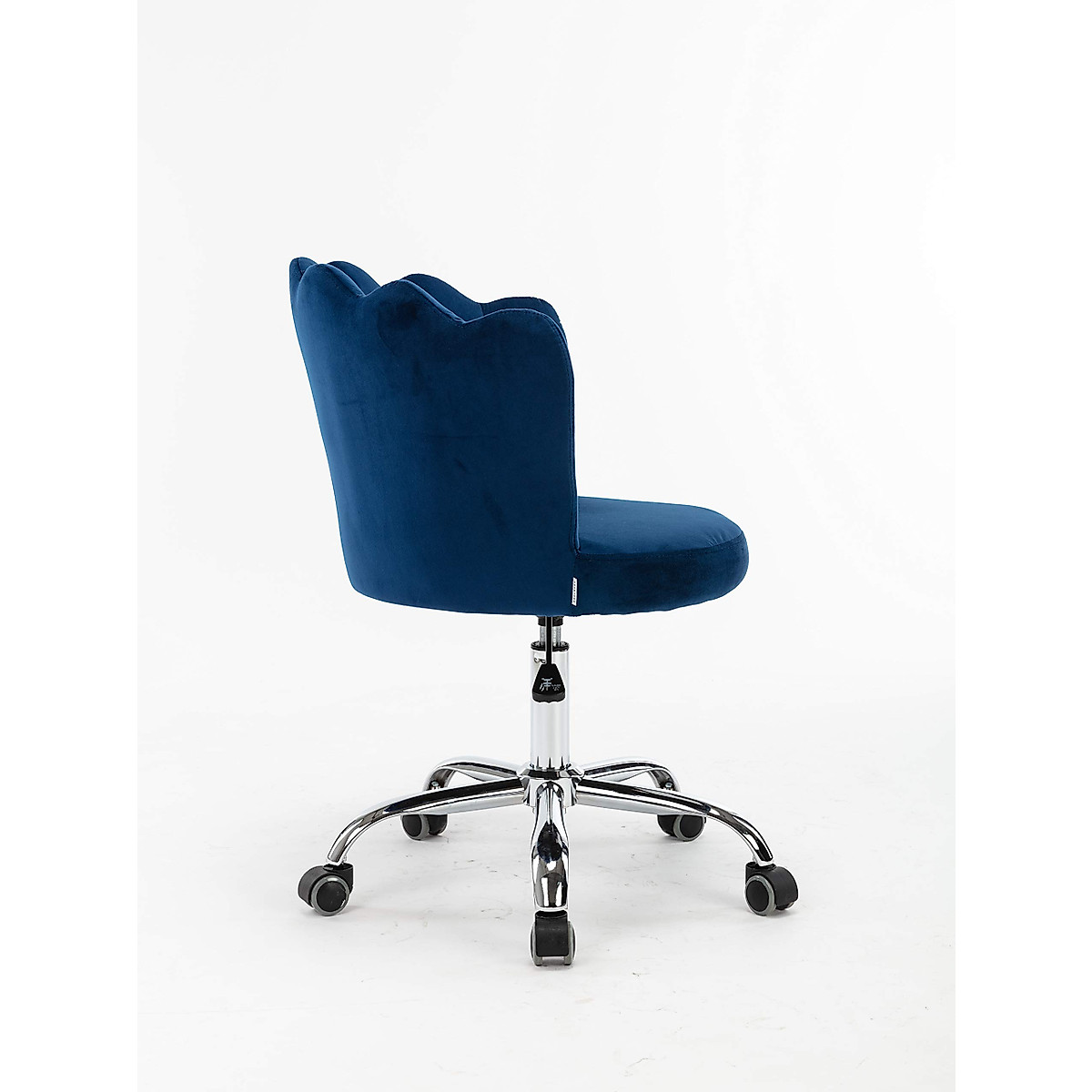 KUIKUI Modern Shell Chair for Living Room Bedroom, Blue Leisure Office Chair