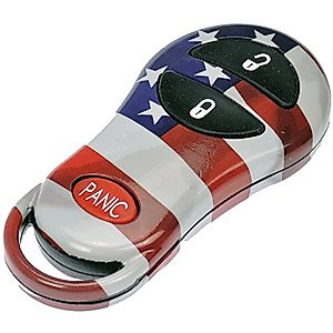 Dorman 13628US Keyless Entry Transmitter Cover Compatible with Select Chrysler / Dodge / Plymouth Models, Red; White; Blue