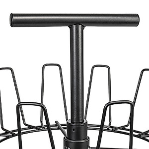 Household Essentials 3-Tier Shoe Storage Tree, Matte Black