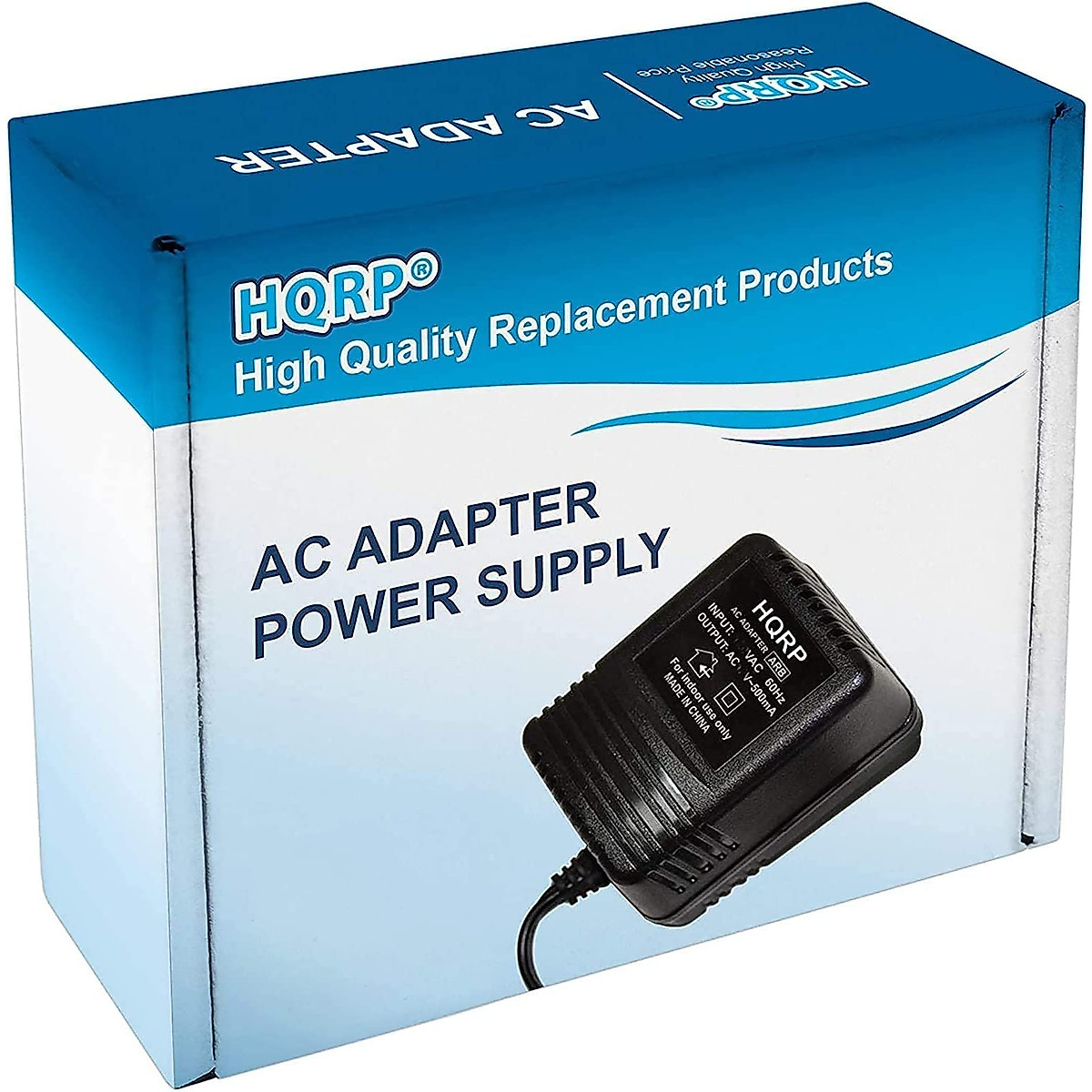 HQRP Charger/AC to AC Adapter Compatible with Black & Decker 90500898 5102400-03/5102293-10/510229310; 90500898-01 418337-07 5100684-03 Replacement