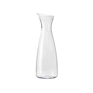 Carafes Pitchers With Lid,Clear Plastic Water Pitcher Or Beverage Drink Dispenser Jug For Cold Brew,Juice,Iced Tea, Coffee,Mimosa Bar（20 oz)