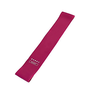 Workout Resistance Bands High Elasticity Booty Bands Yoga Accessory Women Men Exercise Workout Band Dark Pink