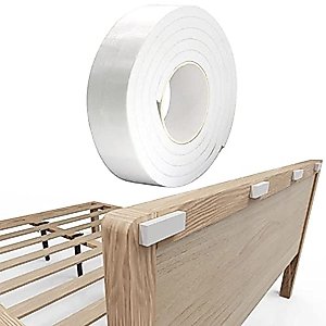 DIYIIRON 2PCS EVA Foam Headboard Stoppers Bed Stopper,Anti-Vibration Soundproof Pads for Bed Frame/Headboard,Self Adhesive Furniture Pads