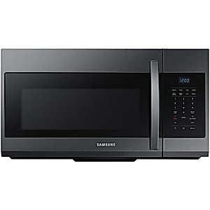 Samsung 1.7 Cu. Ft. Fingerprint Resistant Black Stainless Steel Over-The-Range Microwave