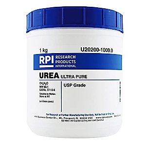 RPI Urea Crystalline Powder, 1 Kilogram, USP Grade UltraPure, for Cell Culture and Protein Denaturing
