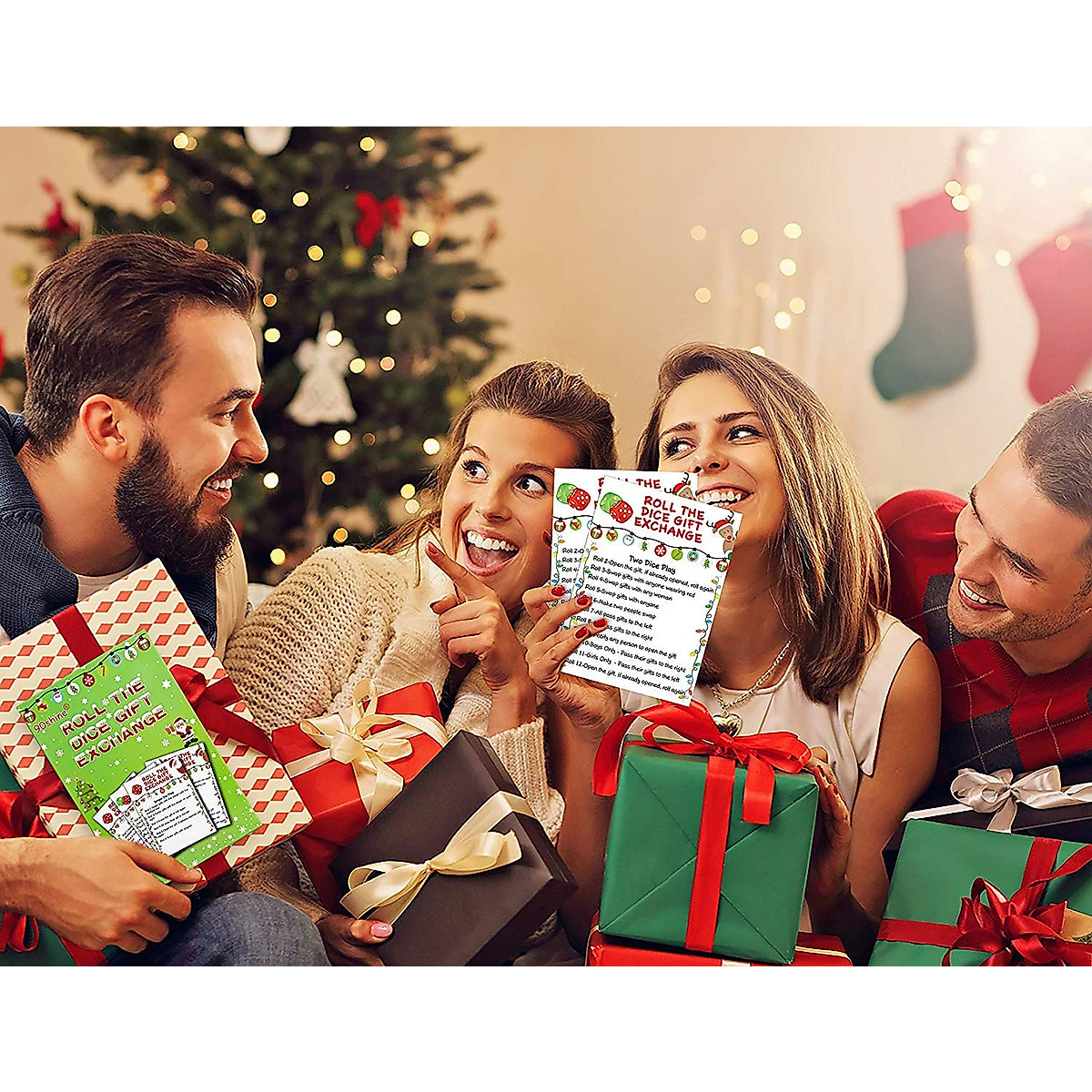 90shine Christmas Game White Elephant Gift Exchange Xmas Holiday Party Decoration Supplies
