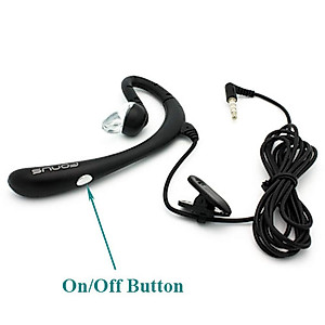 Earphone w Mic Wired Mono Headset for Galaxy A01 A10e A11 A21 A20 A50 A51 A71 - Headphone 3.5mm Single Earbud Hands-Free Compatible with Samsung Galaxy A71 5G A51 A50 A21 A20 A11 A10e A01