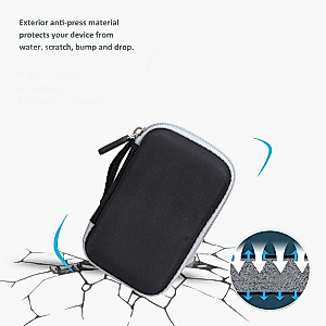 Aproca Black Hard Storage Travel Case, for Korg TM70 Tuner (TM70TBK) / Korg TM60BK / WEGROWER Tuner Metronome and Accessories