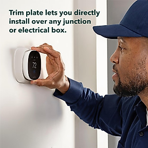 ecobee Trim Plate - Made for ecobee Smart Thermostat Essential - Programmable WiFi Thermostat Accessory