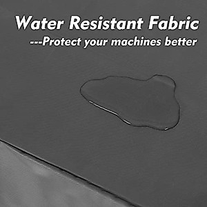 PASONIKA Ice Maker Cover, Countertop Appliances Ice Machine Cover, Dust Resistant Protector, Grey