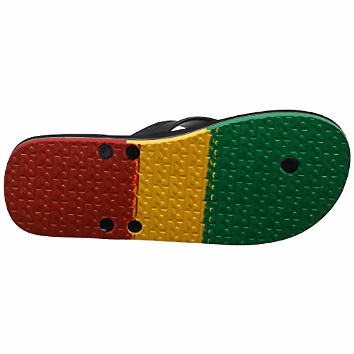 Billabong Men's All Day Logo Sandal Flip Flop, Rasta, 8 Regular US