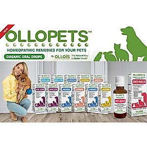 OLLOPETS Worms, Organic Homeopathic Remedy for All Pets, 1 Fl Ounce