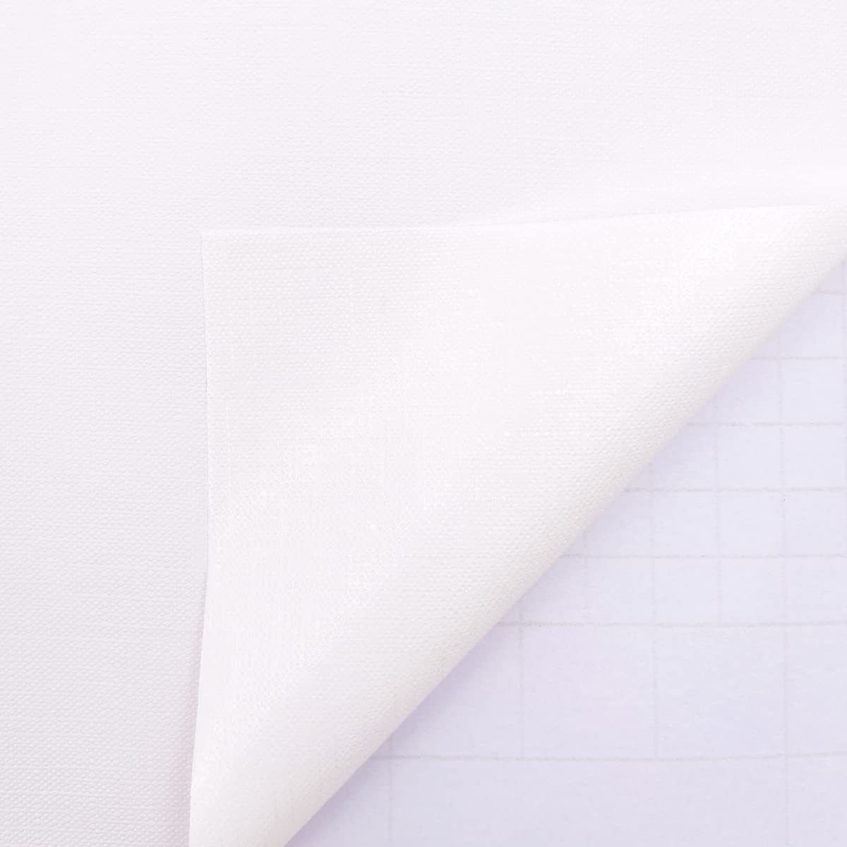 Yifasy Shelf Liner White Self-Adhesive Solid Color Drawer Cabinet Paper Line Workspace Organizers 118x17.7 Inch