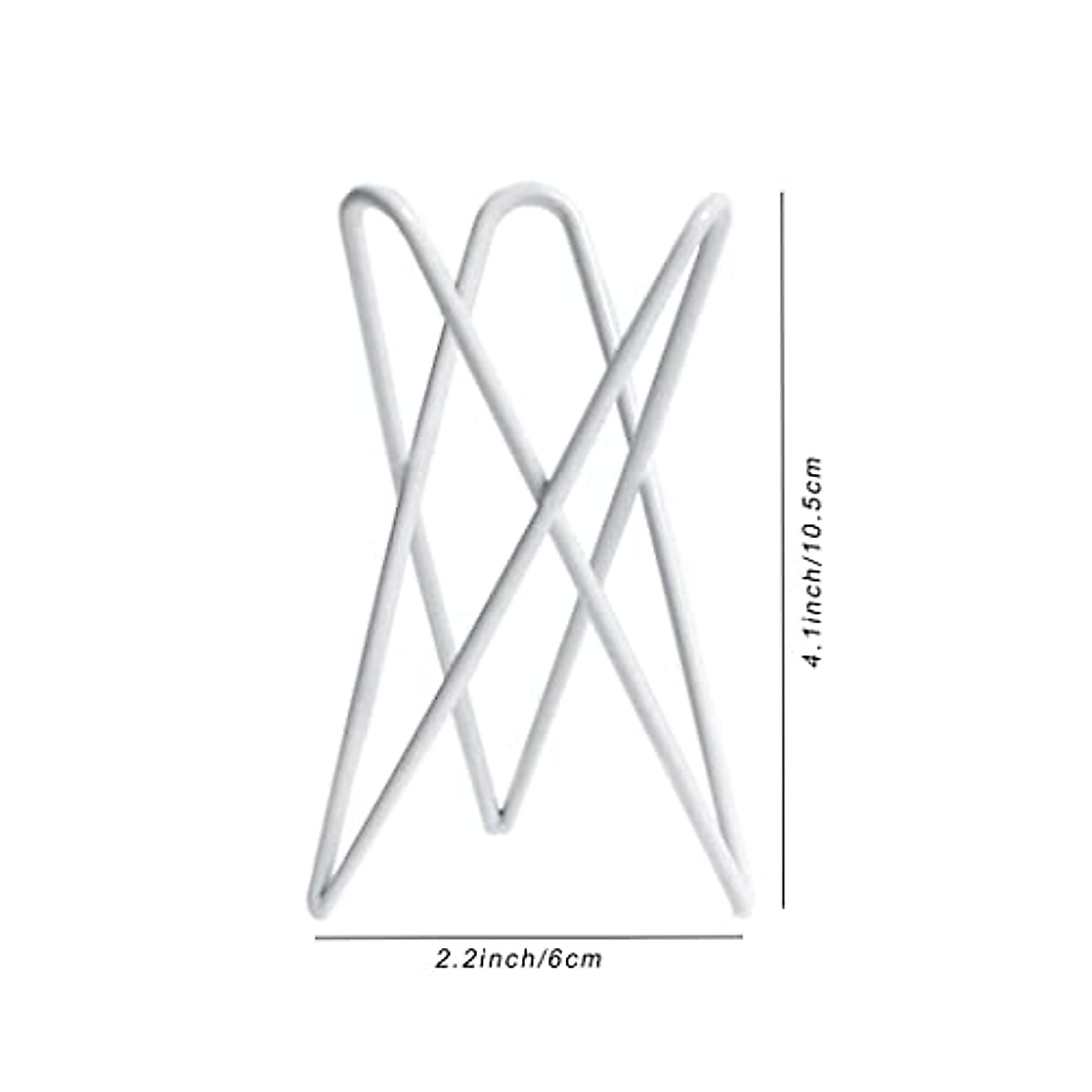 4 Packs Airplant Plants Holder Metal Base Geometric Air Plants Stand Tabletop Air ferns Planter Rack White Tillandsia Display Containers Himmeli Decor .