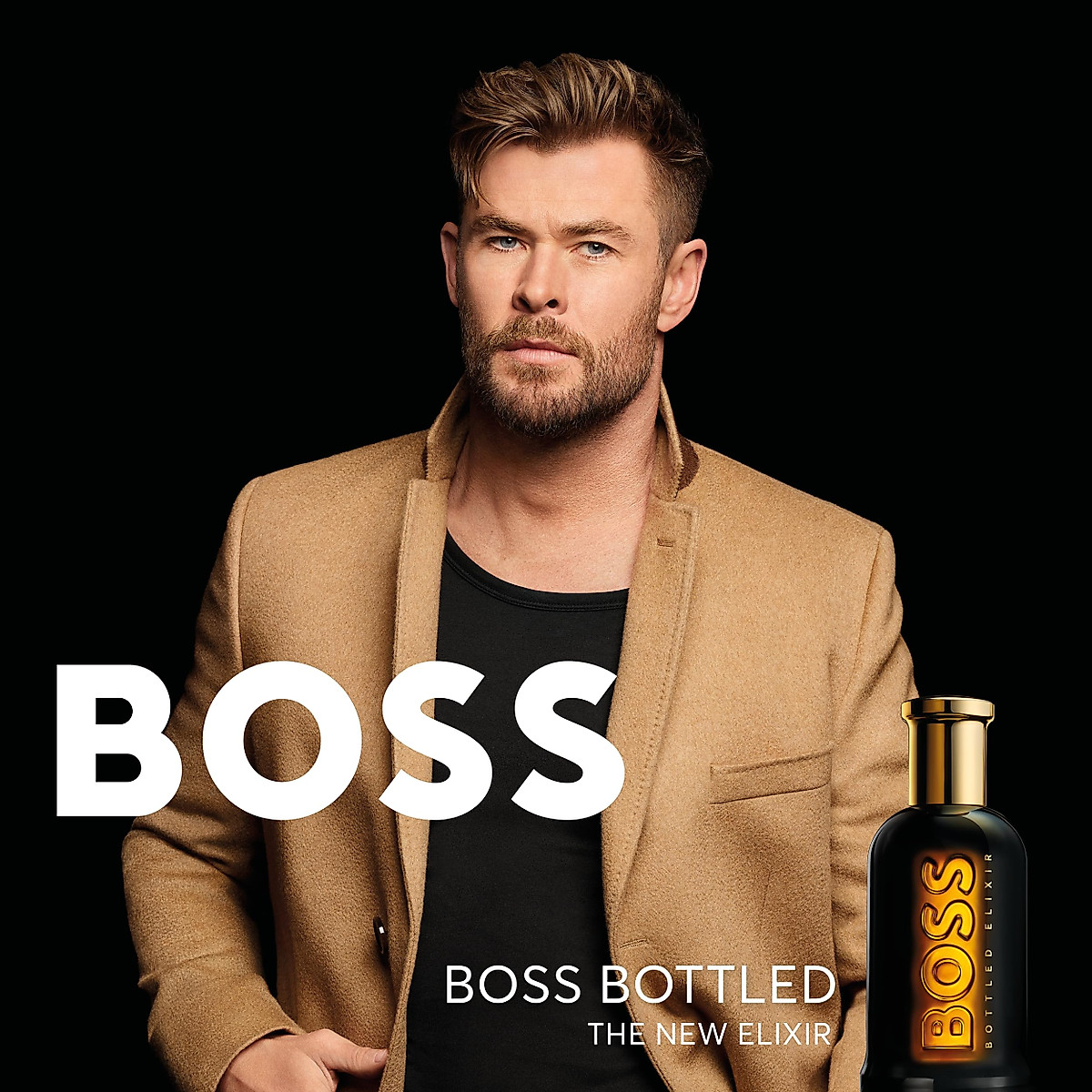 Hugo Boss Men's Boss Bottled Elixir Parfum - Notes of Vetiver, Patchouli and Cedarwood