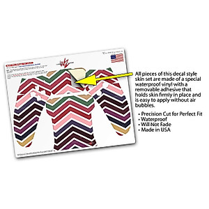 WraptorSkinz Skin Wrap compatible with Sony PS5 DualSense Controller Zig Zag Colors 02 (CONTROLLER NOT INCLUDED)