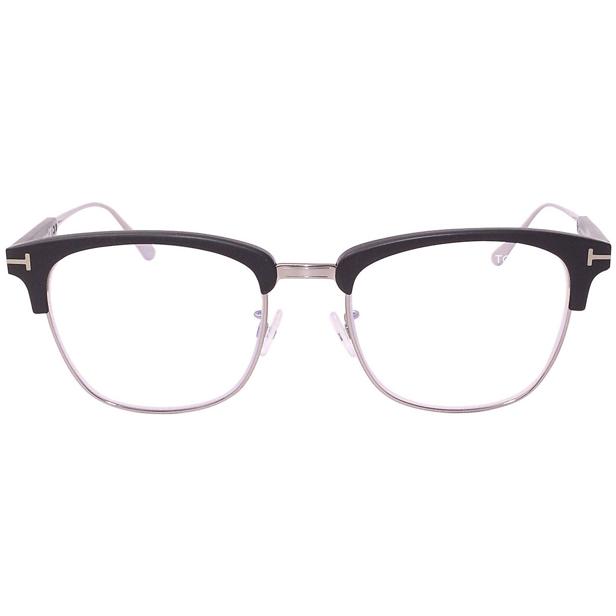 Eyeglasses Tom Ford FT 5590 -F-B 002 Matte Black, Shiny Dark Ruthenium/Blue Blo