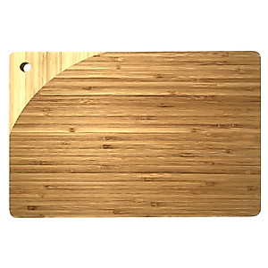 Simply Bamboo Maui Bamboo Cutting Board for Kitchen | Chopping Board | Carving/Slicing Vegetables, Meat, Fruits - 18'' x 12'' x 0.75"