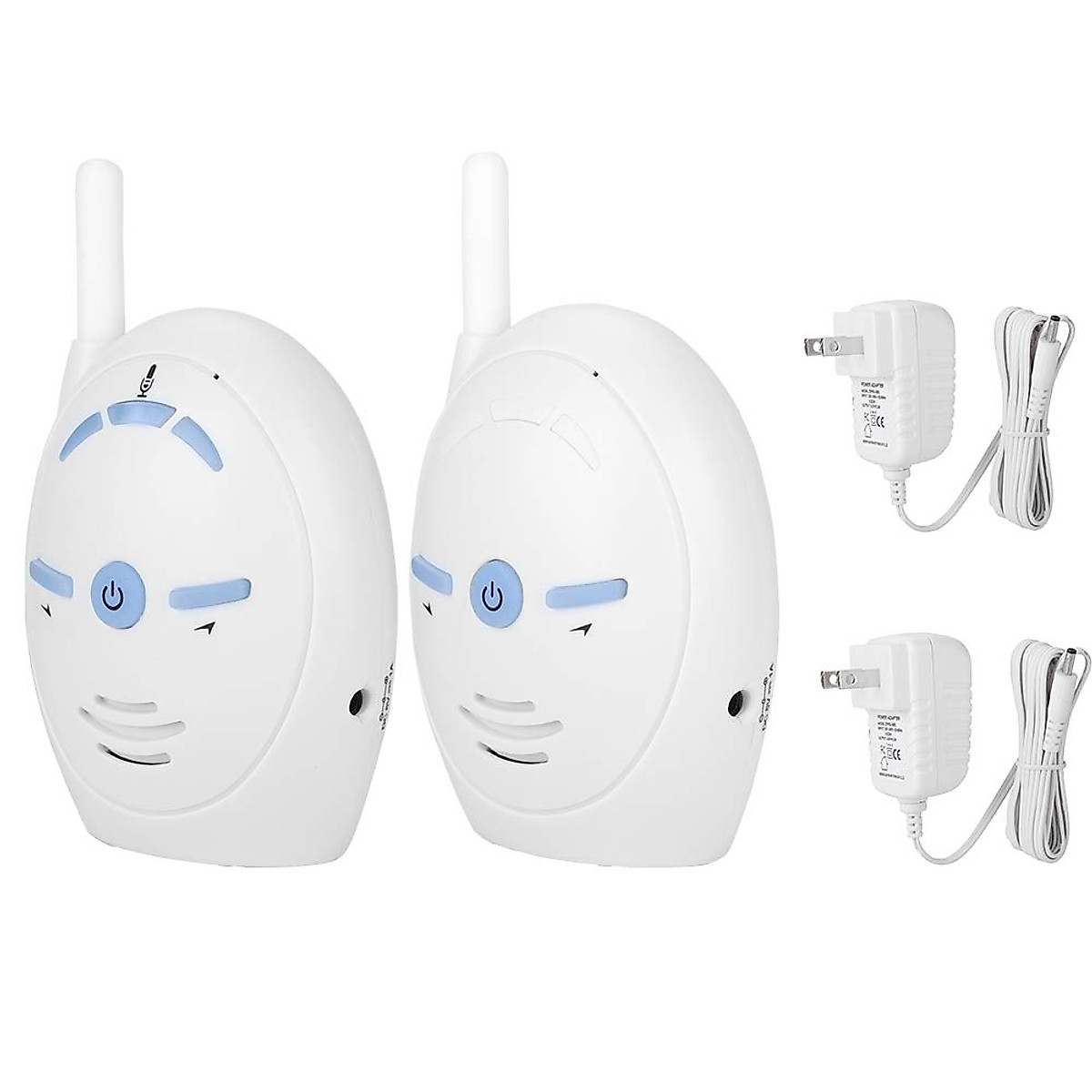 Video Baby Monitor, Baby Audio Monitor, 2.4GHz Wireless Digital Audio Baby Monitor Nanny Intercom Camera Electronic Alarm (100-240V)