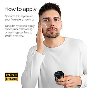 Men's Face Cream Moisturizer - Anti-Aging Cream For Men, Collagen, Retinol & Hyaluronic Acid - Day & Night - Facial Skin Care- Anti Wrinkle 1.7 oz