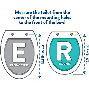 J&V Textiles Soft Round Toilet Seat With Easy Clean & Change Hinge, Padded (Hunter Green)*