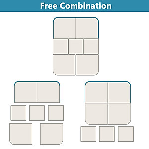 Merax Outdoor Patio Furniture Set, Daybed Sunbed with Retractable Canopy, Patio Conversation Set, Wicker Furniture Sofa Set for Lawn/Garden/Pool/Porch, Grey+Beige