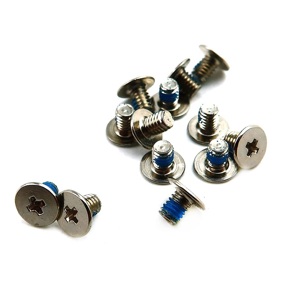 Nylok Patch Flat Phillips Head M2.5x3.2mm Screws 85 Pieces Package 712420-001 Compatible Replacement Spare Part for HP Compatible and Other Systems