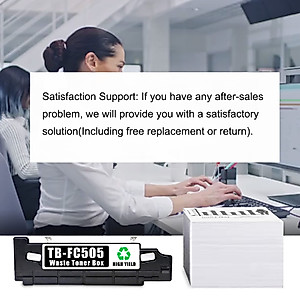 TB-FC505 TBFC505 Compatible High Yield Waste Toner Container Replacement for Toshiba e-Studio 2505AC 2555C 3508A 3515AC 4555C 4508A 3015AC 3555c 3505AC 2515AC 3055C 3005AC 4505AC Printers (1-Pack)