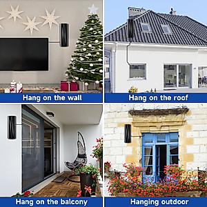 680+ Miles Range, Digital TV Antenna with Amplifier and Signal Booster, Portable HD Antenna for Indoor Outdoor for Smart TV and Old TVs - 36ft Coax Cable - Support 4K 1080p