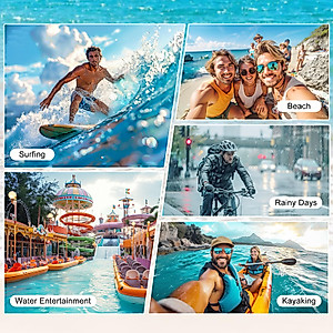 JOTO IPX8 Waterproof Phone Pouch Case, Underwater Dry Bag for Phone Protector for iPhone 15 14 13 12 11 Pro Max, Galaxy S24 S23 S22 Ultra Pixel to 7" Cruise Vacation Essential -2 Pack, Green