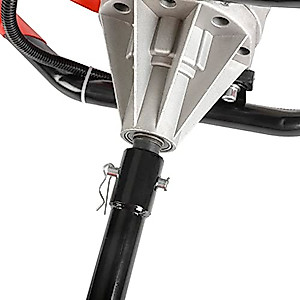 4''x32'' Garden Auger Spiral Drill Bits Earth Auger Drill Bits Heavy Metal Auger Drill Bit for Gas Hole Digger