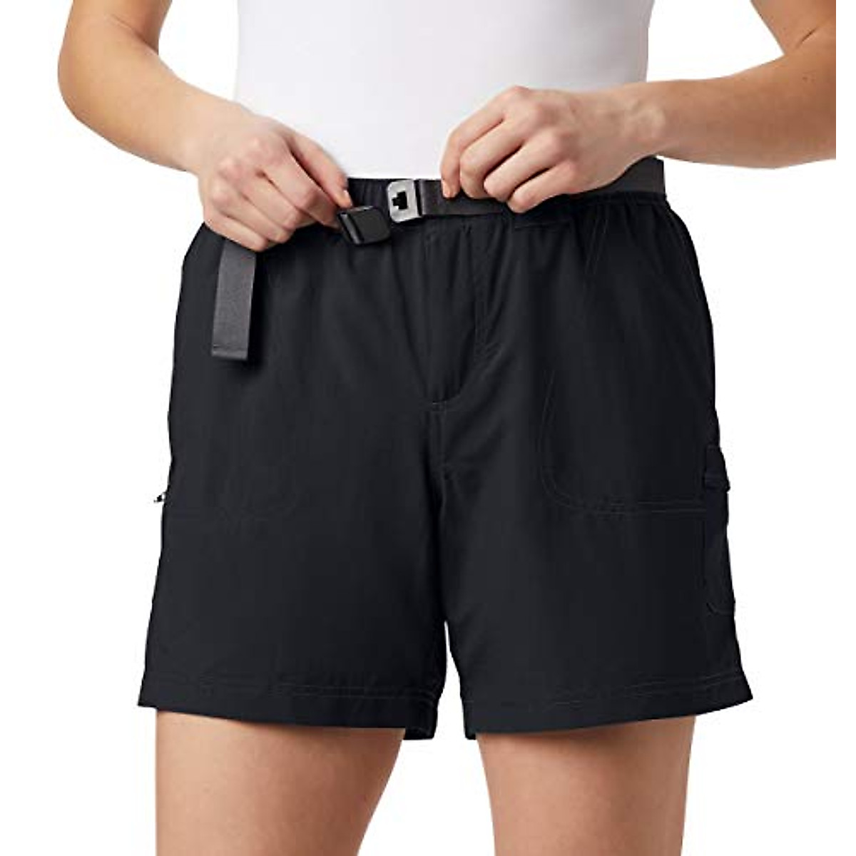 Columbia Women's Sandy River Cargo Short Shorts, black, Mx6
