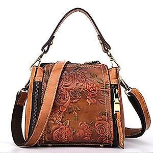 Small Cross Body Tote Purse Handbag for Women Natural Skin Luxury Ladies Messenger Shoulder Top Handle Genuine Leather Bags