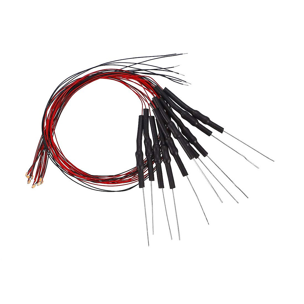 uxcell 10pcs Prewired 0805 Warm White Surface Mounted Devices LED Light Emitting Diode - DC 6-18V Micro Wired Soldered Mini LED Lights with Resistor