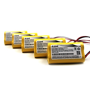 (5-Pack) 3.6V 900mAh Ni-CD AA Exit Sign Emergency Light Battery, Replacement Battery for Exitronix 10010037, Max Power B2-0031 MH468886, Unitech LEDR-1 6200RP, Dantona CUSTOM-318 OSA230, Lowes 253799