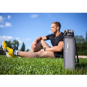 Super Sparrow Water Bottle - 32 oz - BPA & Toxic Free Tritan Water Bottles - One Touch Opening - Leak-proof Plastic Bottle - Kids Water Bottle for Office, Gym, Outdoor, Sports