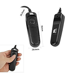Pixel Camera Shutter Remote Control RC-201 UC1 Release Cord Compatible with Olympus E-M1, E-M5, E-M10, Pen-F, EPL8, EPL7, EPL6, EPL5, EPL3, EPL2, EP5, EP3, E400, E410, E420, E450, E510, E520, E550